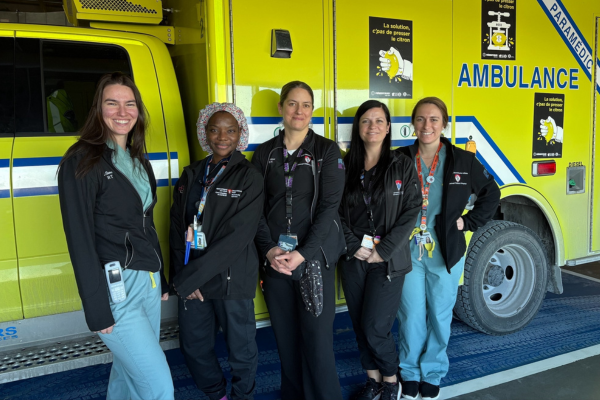 Celebrating Critical Care Transport Nurses Day - February 18 | McGill University Health Centre